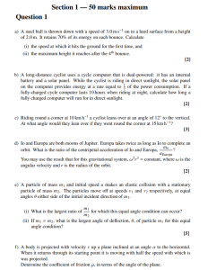 2022年BPHO竞赛 Round 1 Section 1真题 - British Physics Olympiad