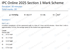 BPhO IPC - British Physics Olympiad